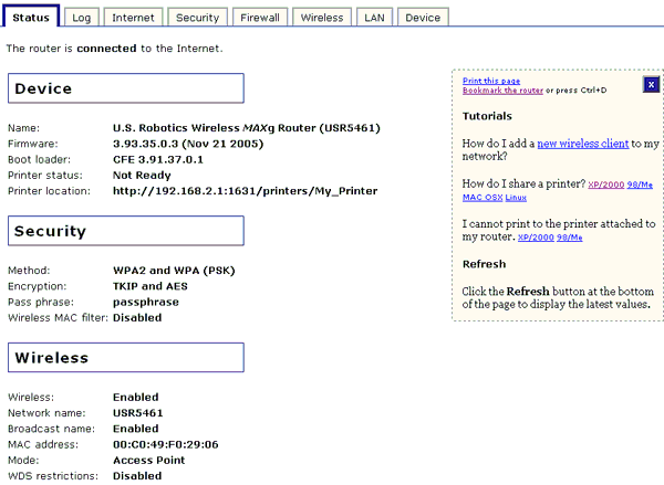 Wireless MAXg Router User Guide